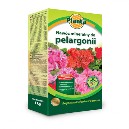 Nawóz Planta do pelargonii 1 kg - kup z dostawą w Polsce, najlepsza cena w – Garden Number One 20201